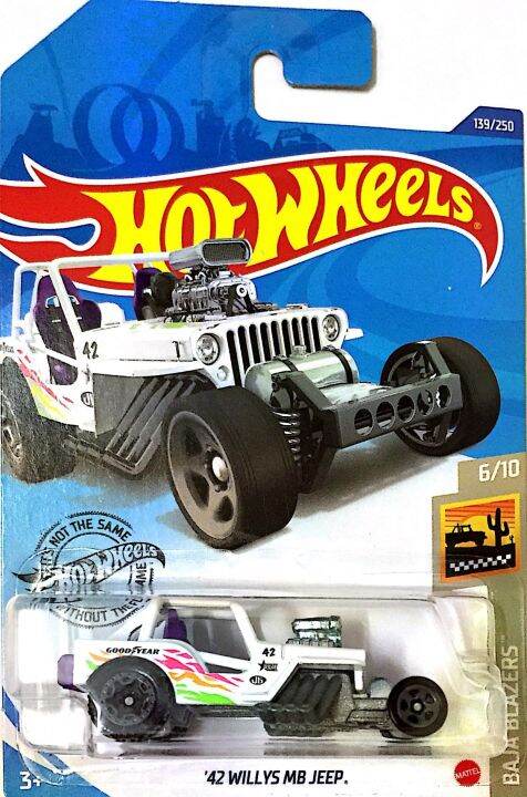 Hot Wheels '42 Willys MB Jeep 139/250 | Lazada