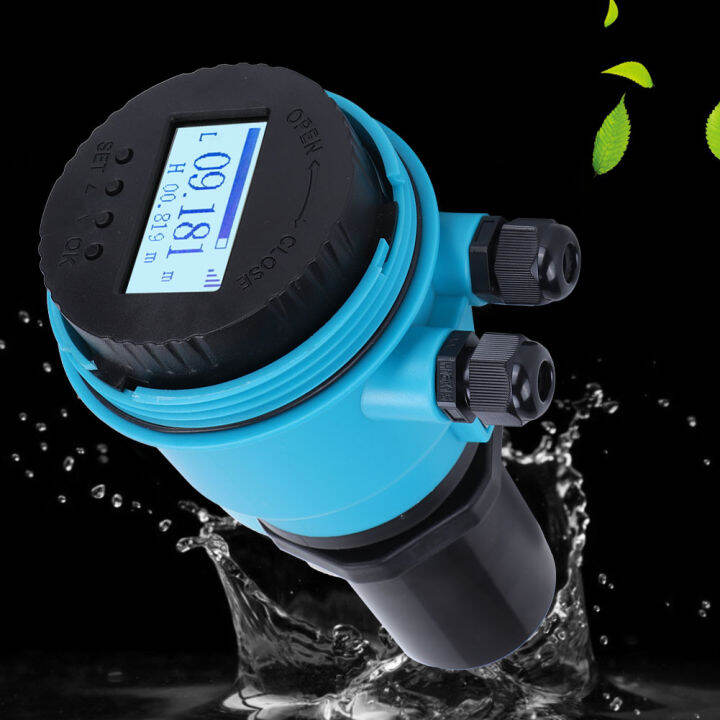 LED Level Meter Integrated Ultrasonic Level Meter ABS Digital ...