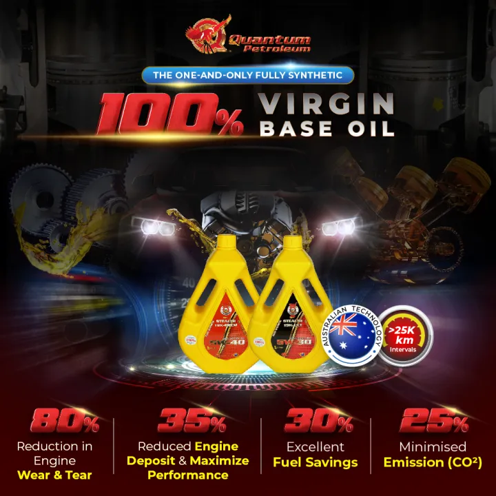 Quantum Petroleum Stealth 19000 Ultimate 5W30 / Premium 5W40 Fully ...