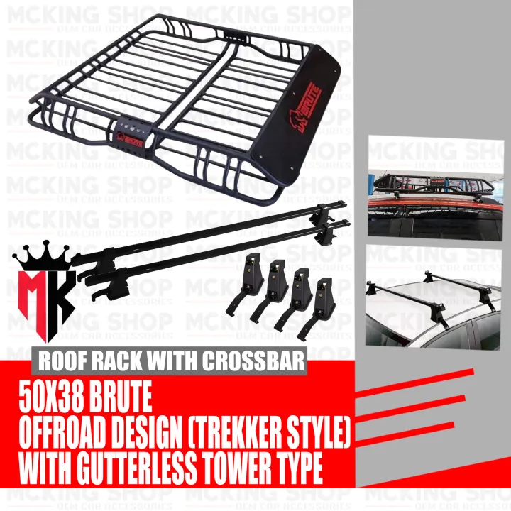 Universal 50x38 BRUTE Roof Rack / Roofrack Top Load / Topload Carrier ...