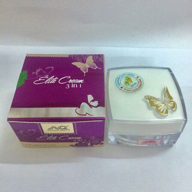 Kem con bướm Nguyễn Quách Elite Cream 3 in 1 ngừa mụn, nám, xoa thâm ...