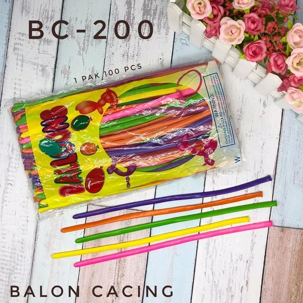 1PAC(100pcs) BALON LATEK PENTIL/BALON CACING/BALON PANJANG/BALON YANG ...