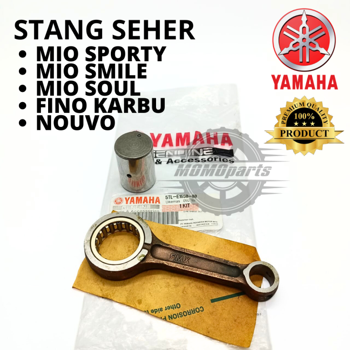 ORIGINAL STANG SEHER PISTON SETANG CONNECTING ROD YAMAHA 5TL MIO LAMA OLD KARBU SPORTY SMILE ...