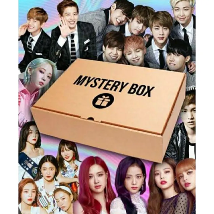 ysaqrcrfttss KPop Merch Box w- er BTS BlackPink Twice WannaOne GOT7 ...