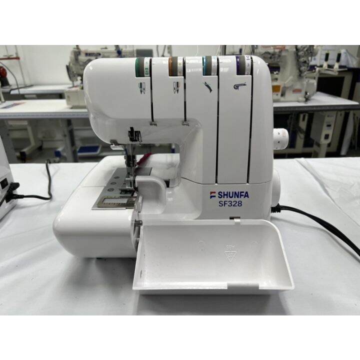 READY STOCK!! Mesin Jahit Tepi 4 Benang 2 Jarum / Sewing Machine 4 ...