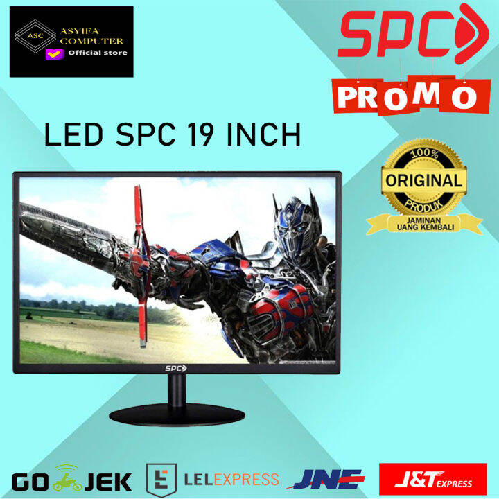 Monitor LED SPC 19 inch - HD 19 inch - Monitor original - Garansi resmi | Lazada Indonesia
