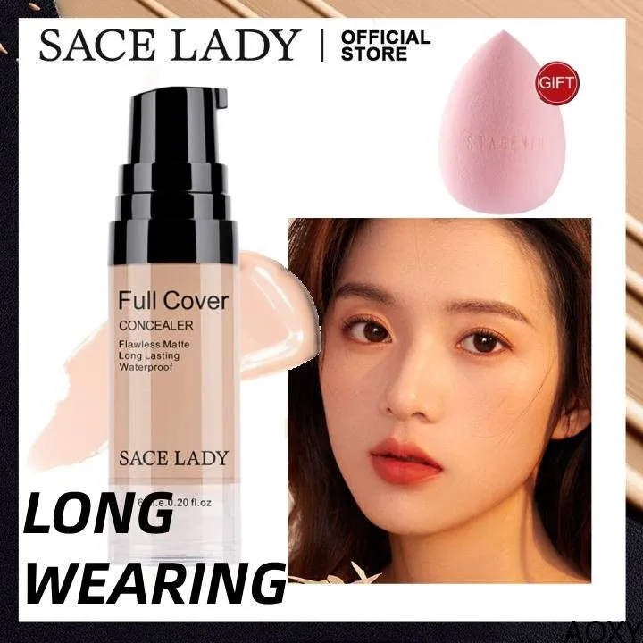 15ml SACE LADY Poreless Foundation Cream Matte Finish Makeup Liquid ...