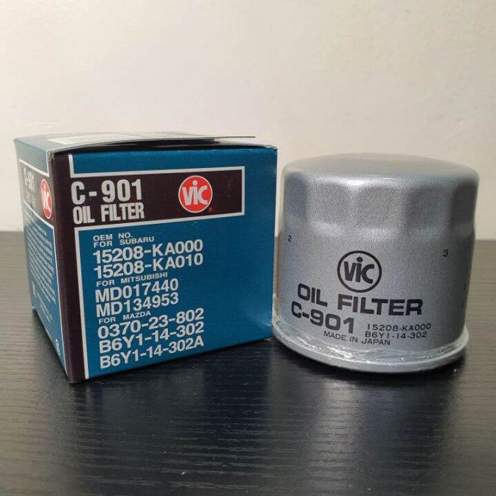 ☟VIC Oil Filter Subaru, Mitsubishi, Mazda (C-901)☚ | Lazada PH