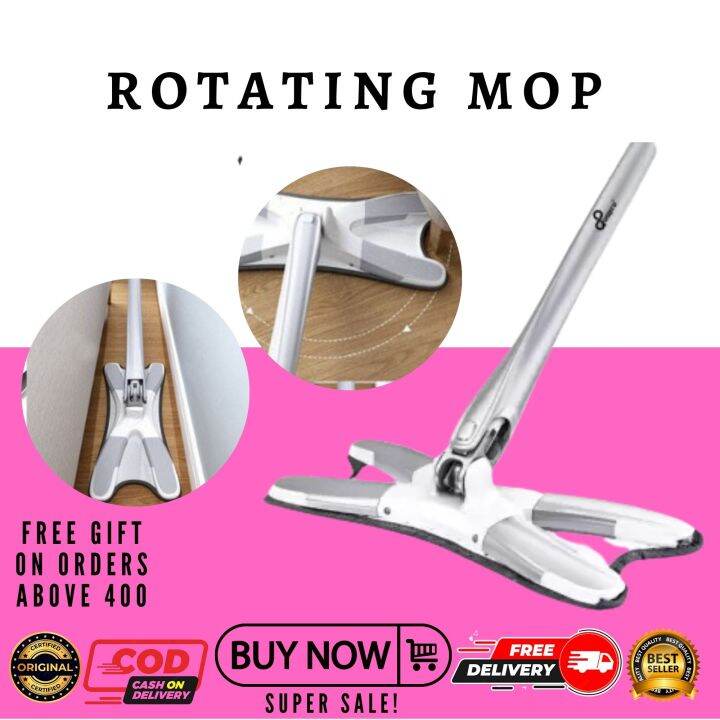 ORIGINAL ROTATING MOP MOP FOR FLOOR CLEANING WET AND DRY MOP WITH ...
