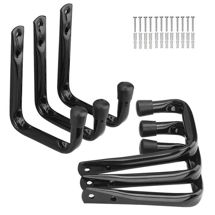 6 Pack Garage Storage Hooks,Heavy Duty J Utility Hooks Bike Wall Mount ...