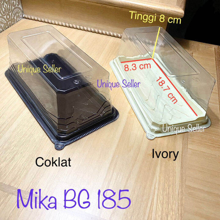 [Isi10] Mika Bolu Gulung Kotak 18.5x8.5x9 Cm / Mika BG 185 / Mika Roll Tart Kotak 18.5cm 18,5cm ...