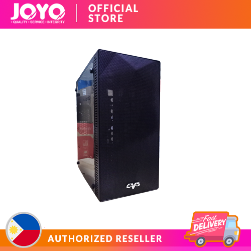 CVS X2603 GAMING COMPUTER CASE WITH TG-SIDE/MESH-FRONT/NO PSU & FAN ...