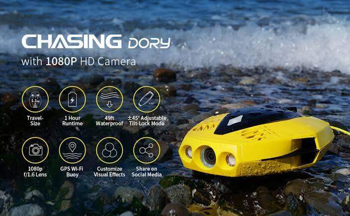โดรนดำน้ำ Chasing Dory สายยาว 15m ราคาพิเศษ จาก 15,999 เหลือ 11,999 บาท | Lazada.co.th