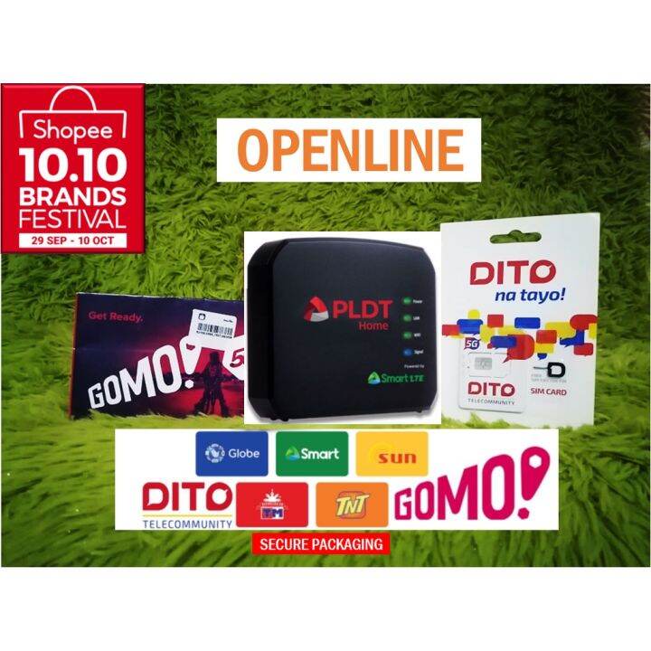 PLDT/SMART BRO HOME PREPAID WIFI CAT4 OPENLINE(Black & White) | Lazada PH