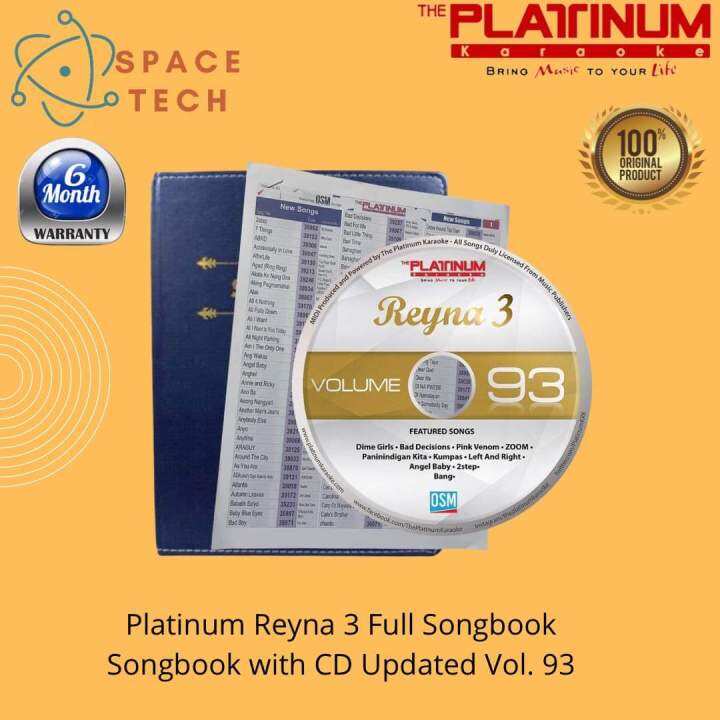 Platinum Reyna 3 Songbook with CD Updated Vol. 93 | Lazada PH