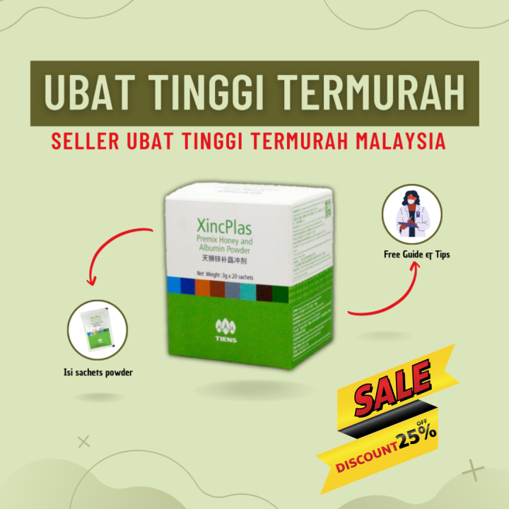 Ubat Tinggi Tiens Peninggi Badan Original Harga Sachets | Lazada