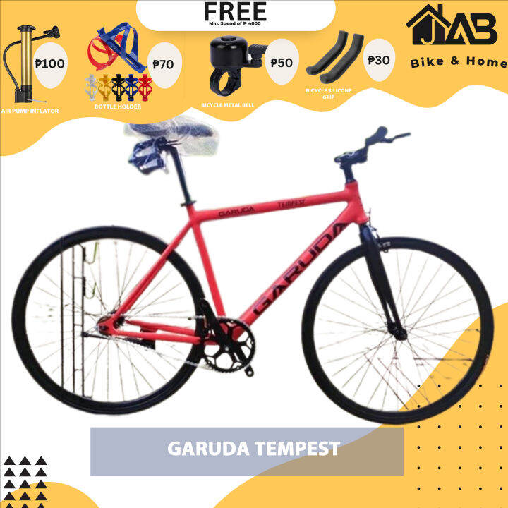 JAB.[High-end]. GARUDA TEMPEST ALLOY FIXIE BIKE 700c x 23c 47t Crank ...