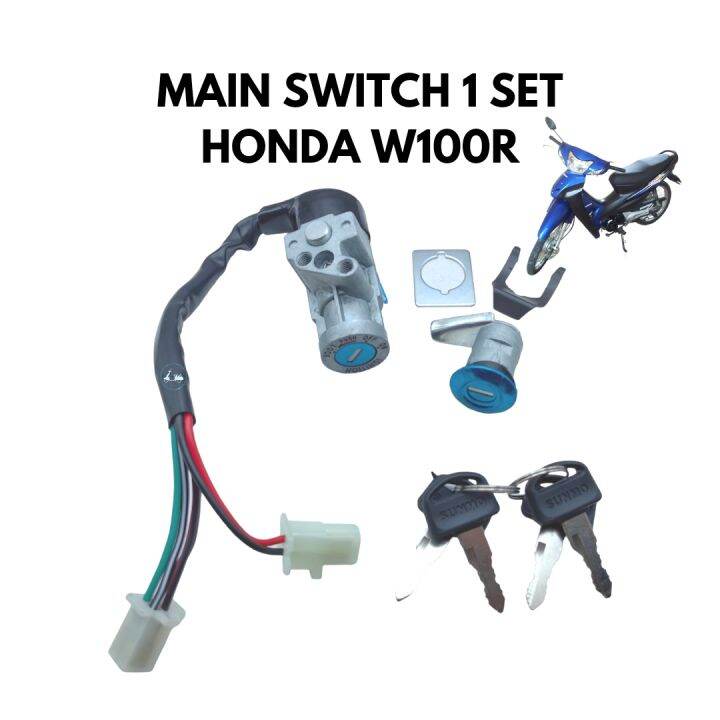 MAIN SWITCH SET KUNCI MOTOR SET KEY MOTOR SET IGNITION SWITCH SET HONDA ...