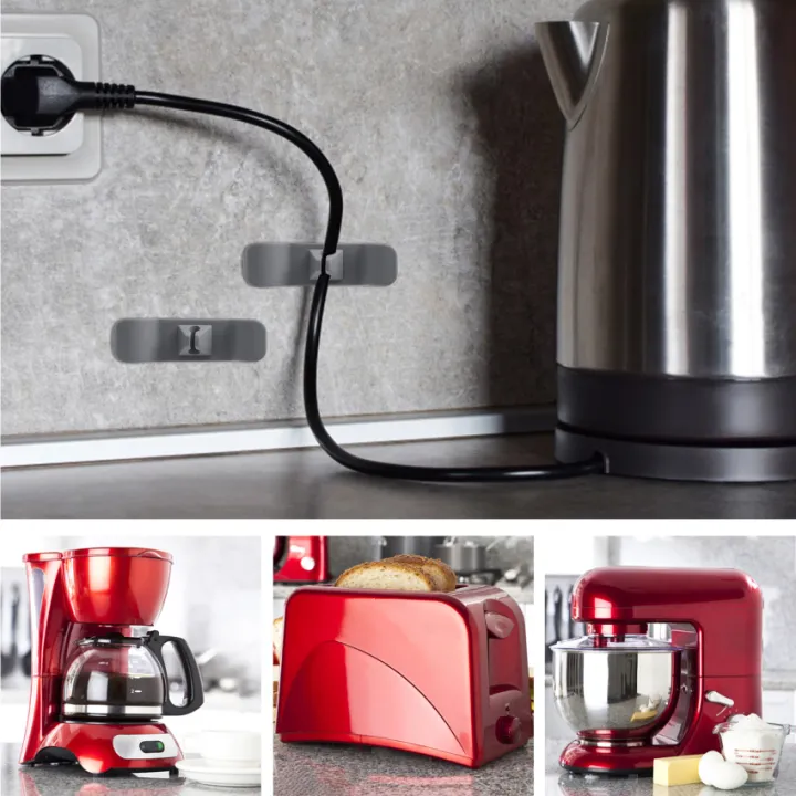 2pcs Kitchen Storage Cord Winder Cable Cord Organizer Kitchen Appliance ...