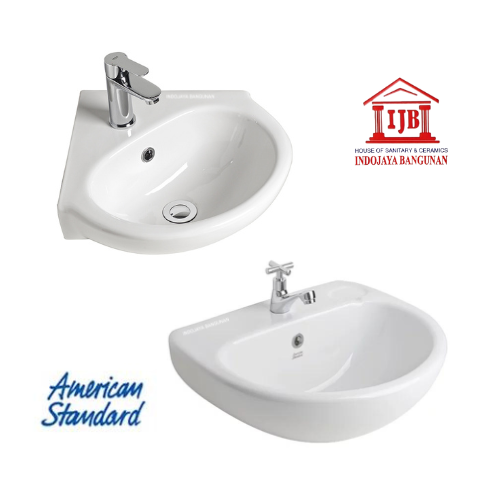 Wastafel Sudut American Standard Studio Corner Lava Amstard Studio 50 Putih | Lazada Indonesia