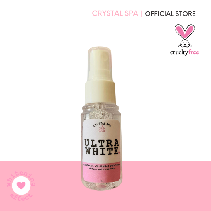 CRYSTAL SPA Ultra White Underarm Whitening Deo Spray. | Lazada PH