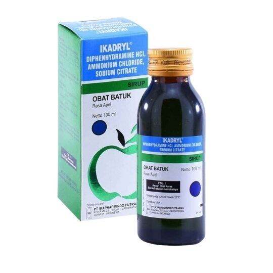 Ikadryl Syrup 100ml / 60ml -PRODUK BPOM | Lazada Indonesia