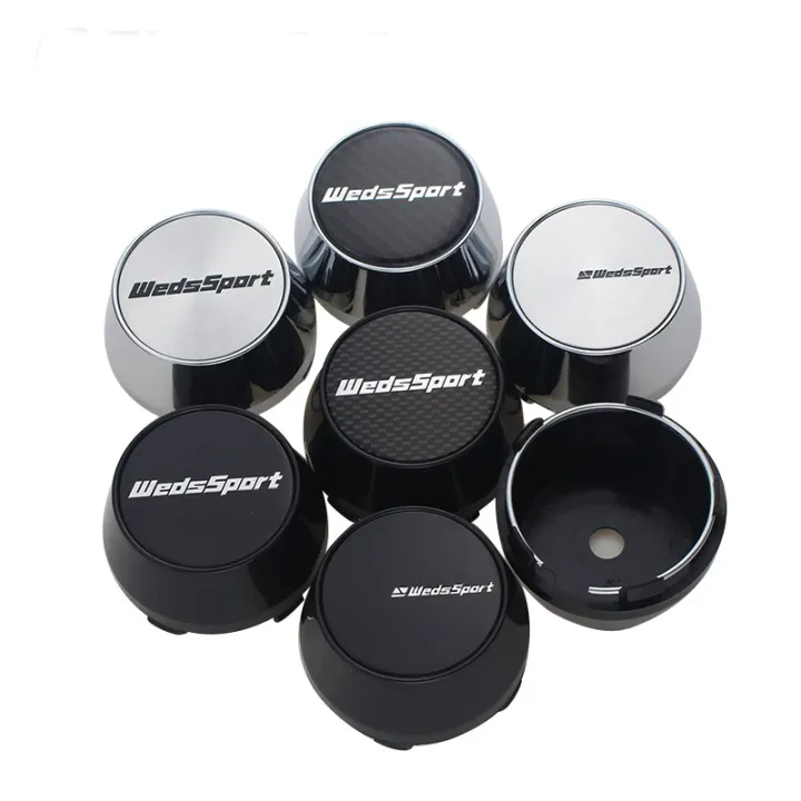 【Zerui】4PCS/SETS 60mm wheel center cap WEDSSPORT logo sticker wheel hub ...