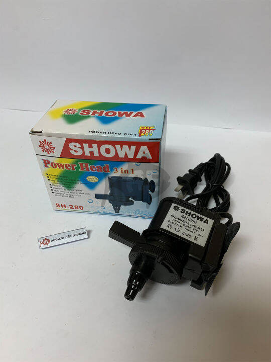 SHOWA SH-280 Aquarium Powerhead Filter Air Pump 3-in-1 (11W) | Lazada PH