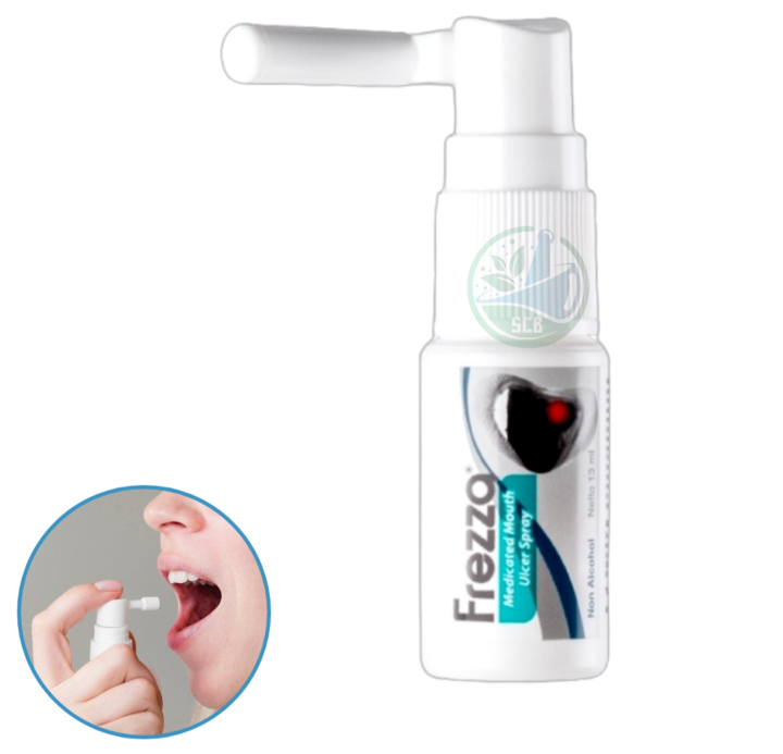 Antiseptc Frezza Medicated Mouth Ulcer 13mL - Spray Mouthspray ...