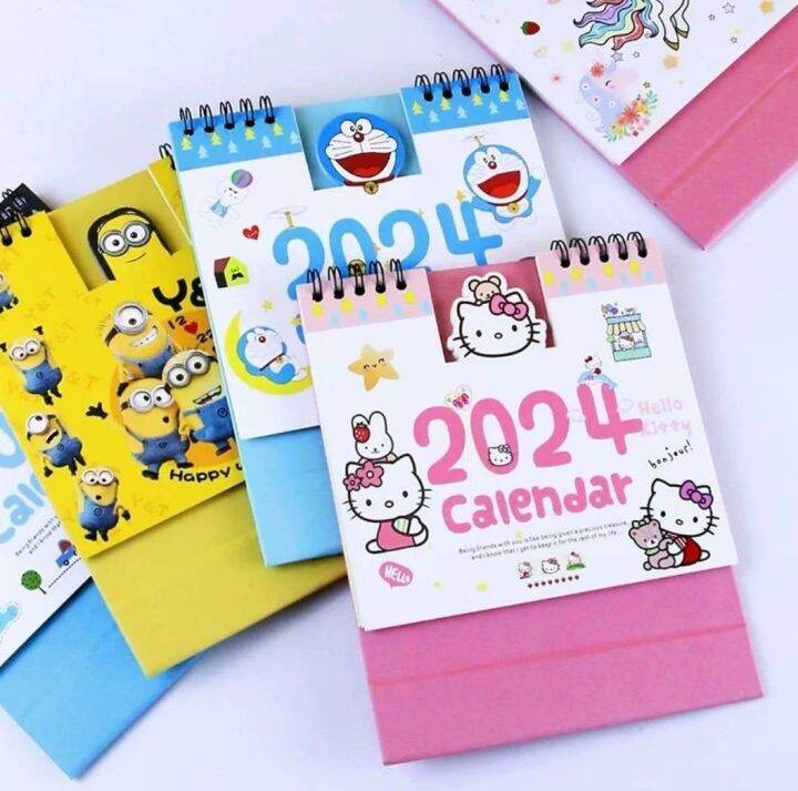 Calendar ปฎิทินตั้งโต๊ะ 2024 2567ลาย Sanrio สุดน่ารัก | Lazada.co.th