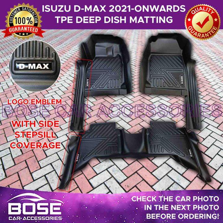 TPE / 5D / Carbon Fiber Deep Dish for Isuzu D-Max / DMAX 2013 2014 2015 ...