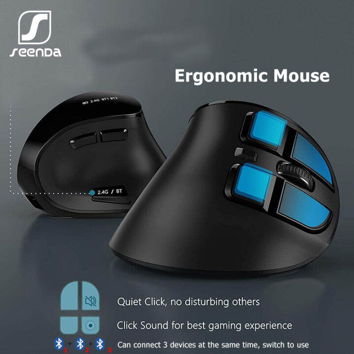 SeenDa Ergonomic mouse Rechargeable Bluetooth Mouse Wireless Bluetooth ... SeenDa Ergonomic mouse Rechargeable Bluetooth Mouse Wireless Bluetooth ...
