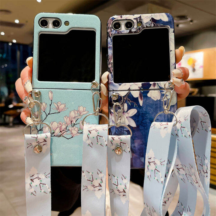 เคสสำหรับ Galaxy ฝาพับ5G 5 Z เคสแบบฟิล์มบางพิเศษพร้อมฝาพับ Tali Bahu ...