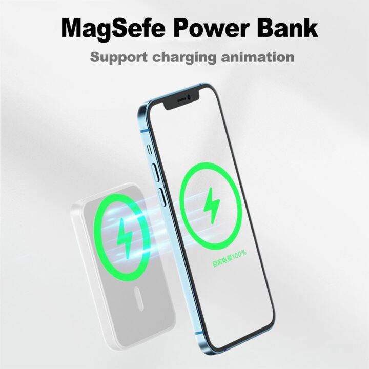 durable MagSafe Battery Pack Power Bank Wireless magnetic Charger 20W ...