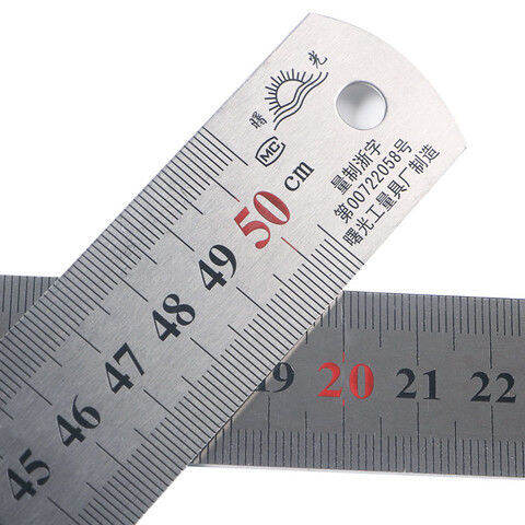 Stainless steel ruler 1 M Steel Ruler Thick Steel Plate Ruler 150 300 ...