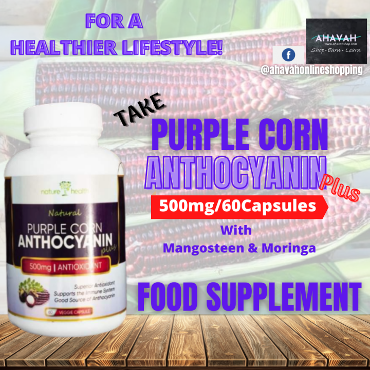 Purple Corn Anthocyanin Capsule Plus | Lazada PH