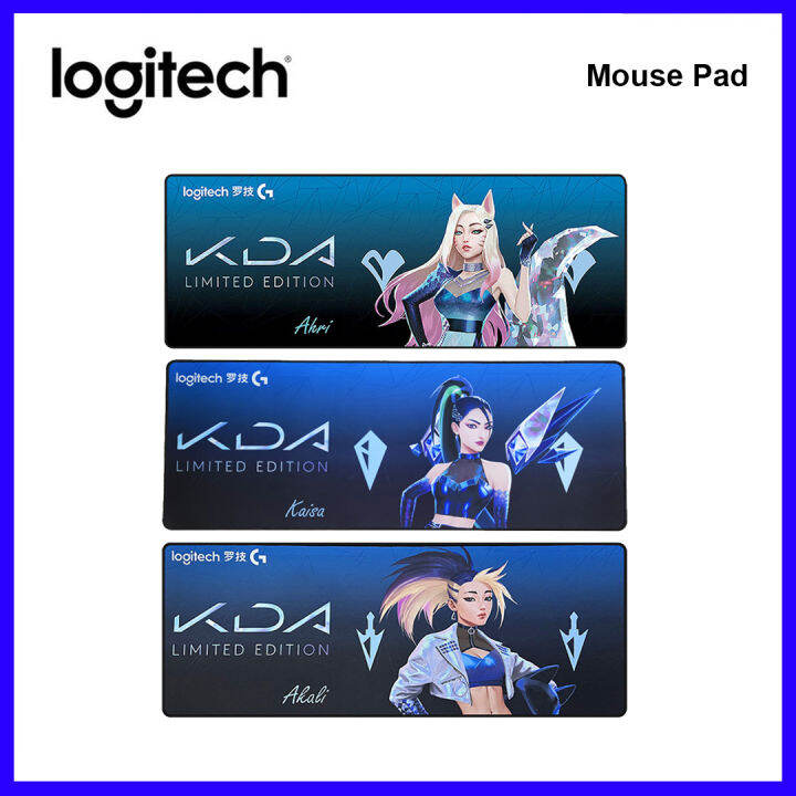 Logitech KDA ขนาดใหญ่แผ่นรองเมาส์สำหรับเล่นเกมกันลื่นสำหรับเล่นเกม ...