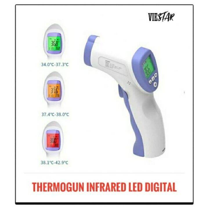 thermometer digital infrared gun alat pengukur suhu tubuh thermogun infared digital | Lazada ...