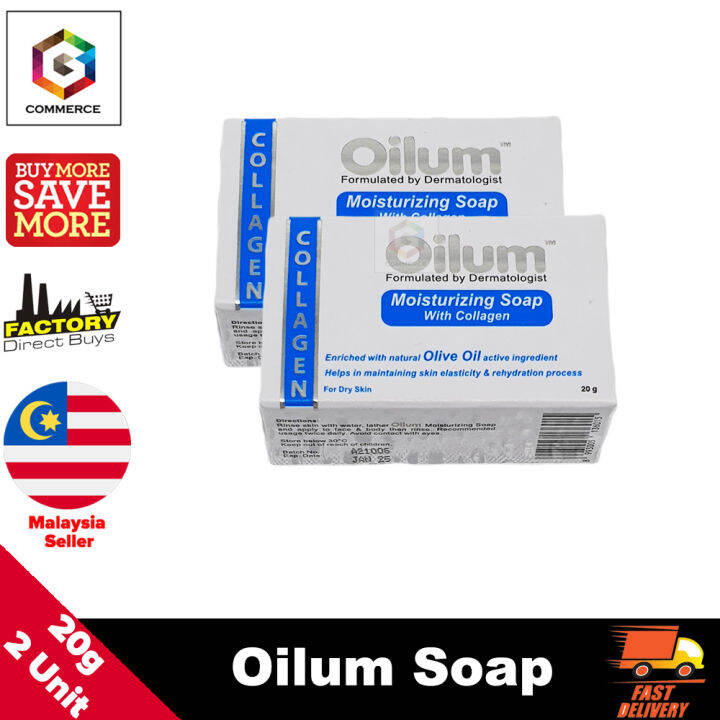 Oilum Moisturizing Soap Bar With Collagen and Olive Oil | Lazada