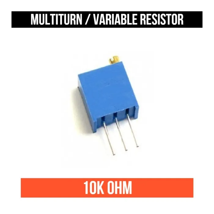 Multiturn Resistor 10K 103 10 Kilo Ohm Trimmer Potensiometer Variable ...