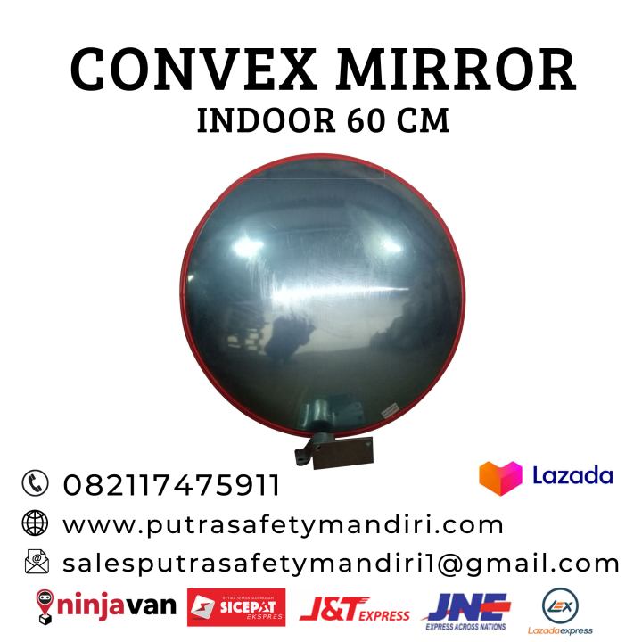 CONVEX MIRROR CERMIN CEMBUNG INDOOR 60CM UNTUK PERSIMPANGAN JALAN DALAM ...