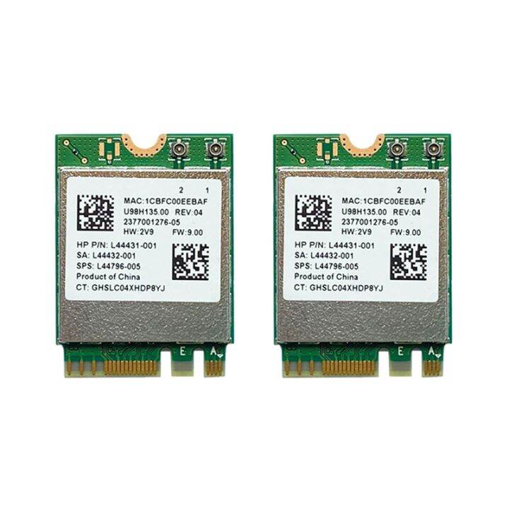 2X RTL8822CE Wireless Network Card 2.4G/5G Dual-Band Gigabit Wifi ...