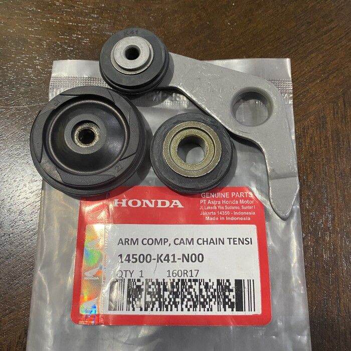 K41 Set Gigi Pompa Oli Arm Comp Cam Chain Motor Supra X 125 New FI F1 ...