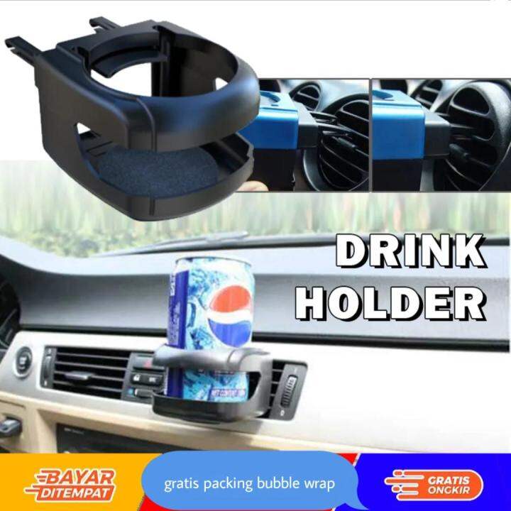 Cup Holder Mobil Universal Tempat Botol Minuman Di Mobil Kisi AC Jepit ...