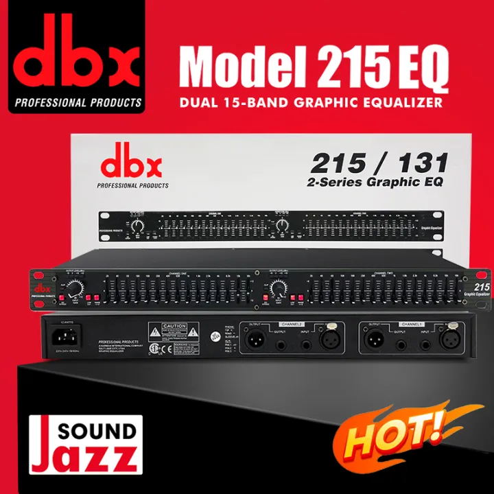 DBX EQ215 /131 2-Series Graphic Equalizer DUAL 15 Band Graphic There is a choice of black and ...