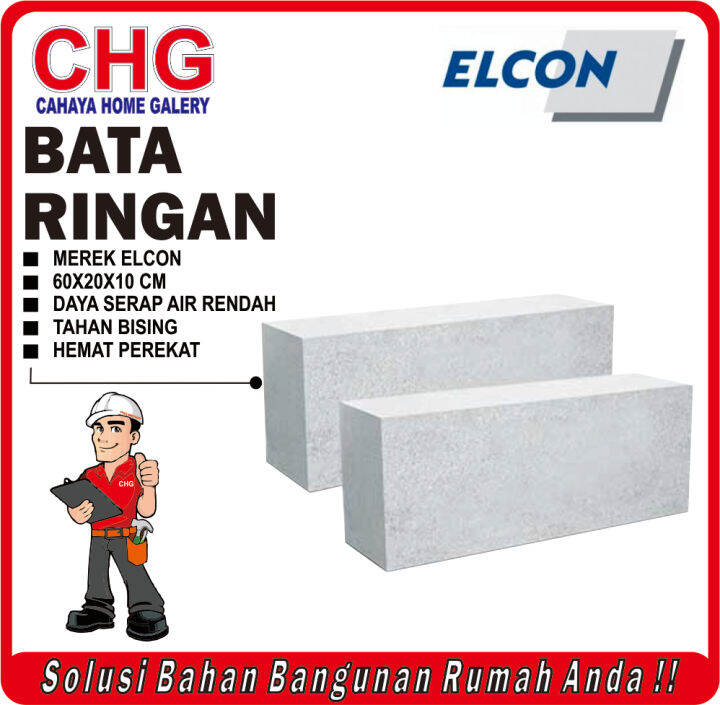 Bata ringan / hebel per DO MEREK ELCON | Lazada Indonesia