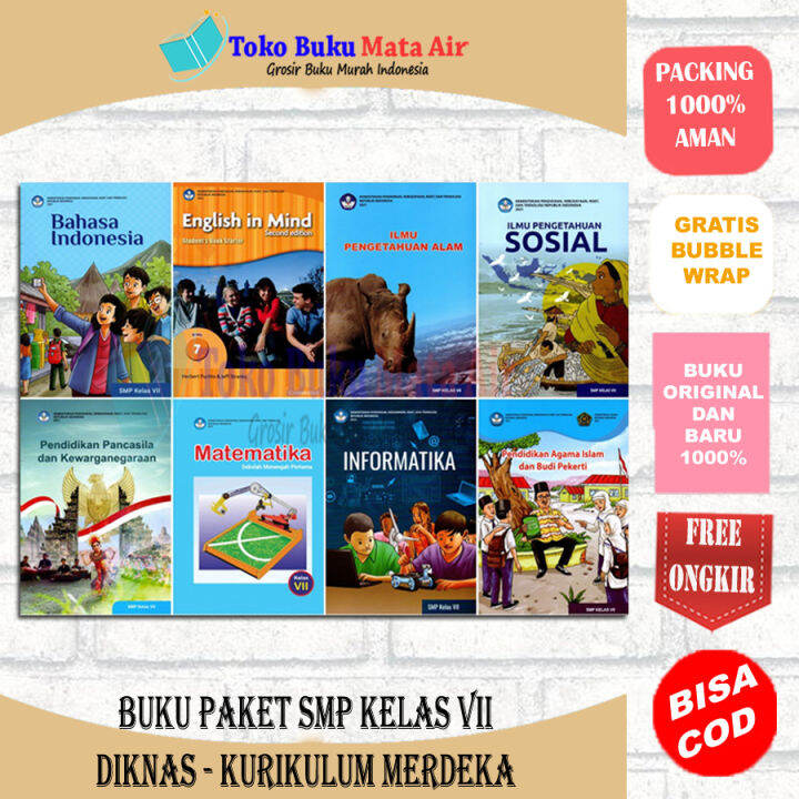 BEST SELLER ORIGINAL BUKU SISWA SMP/MTs KELAS VII KURIKULUM MERDEKA - DIKNAS KEMENTERIAN ...