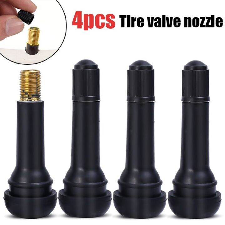 4 Chiếc Van Xe Hơi TR414 Lốp Chân Không Thân Van Gắn Nắp Chống Bụi Xe Hơi Lốp Xe Máy Thông Dụng ...