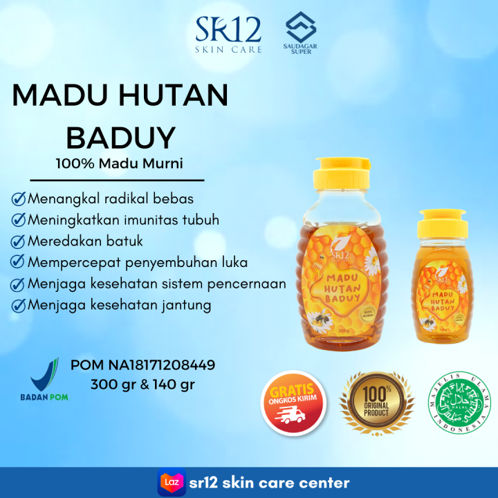 MADU MURNI / MADU HUTAN BADUY SR12 300 gr & 140 gr / MADU ASLI / MADU ...