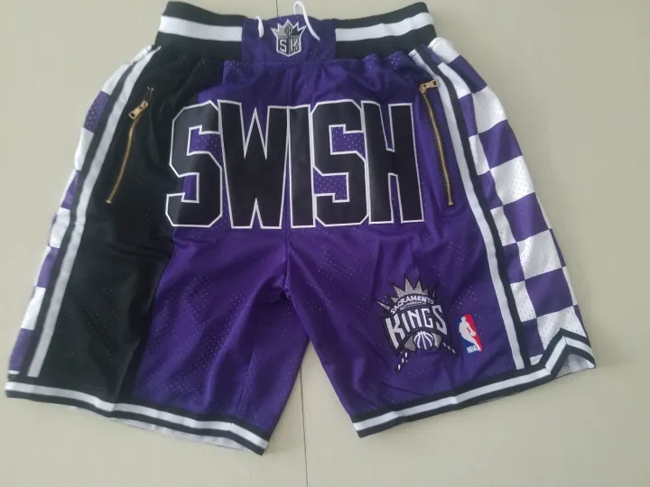 Mens Sports Jersey Shorts Sacramento Kings Magic Just Don Basketball ...